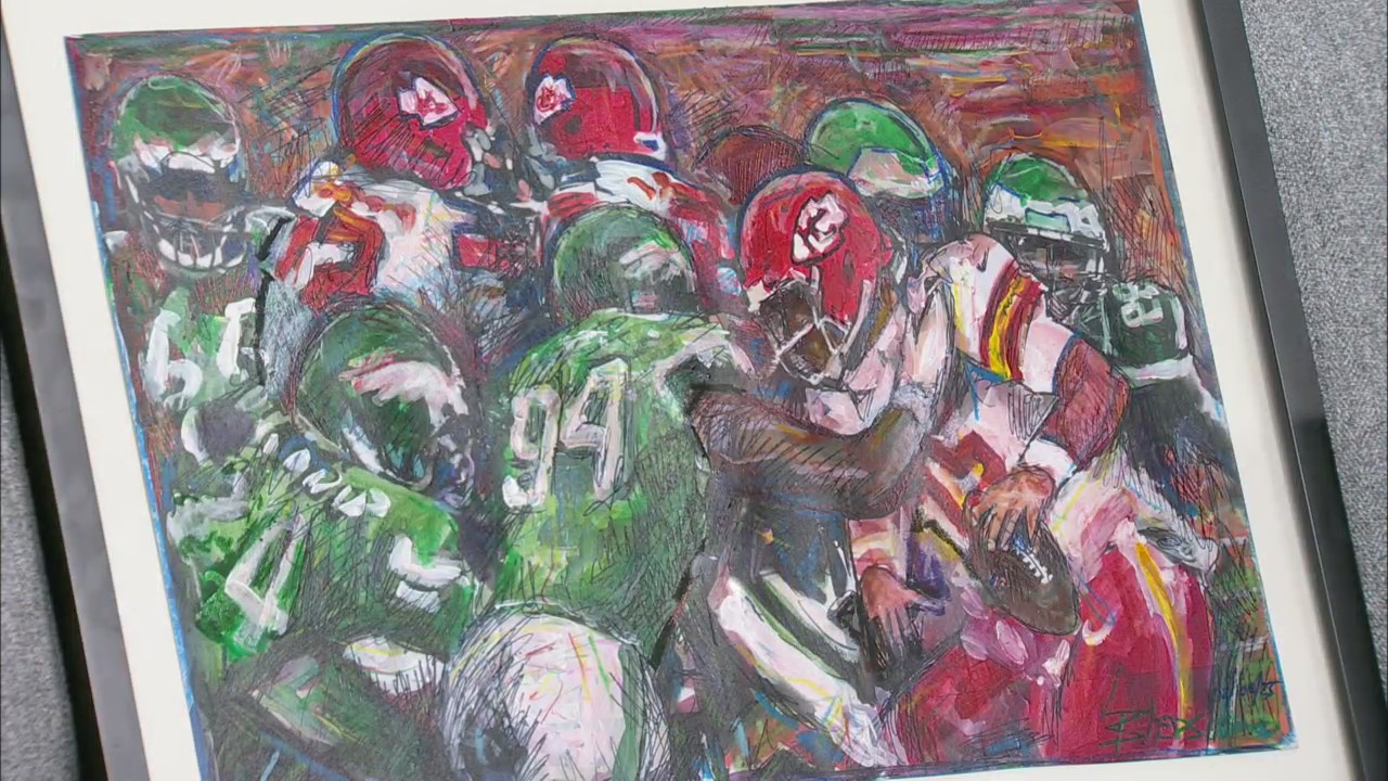 Local artist Bill Bledsoe captures big game moment – WJHL | Tri-Cities ...