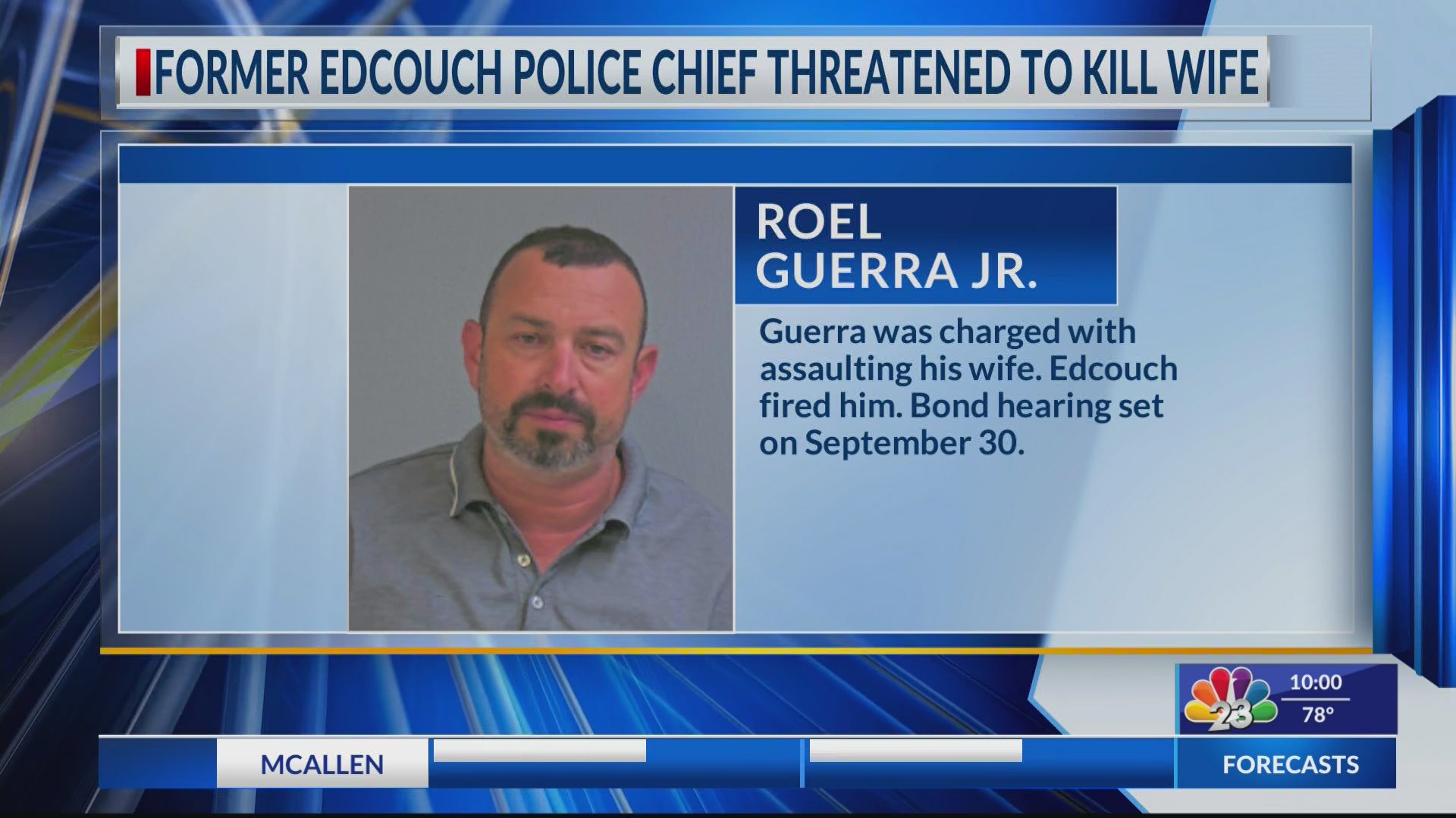 Affidavit: Former Edcouch police chief threatened to kill his wife ...
