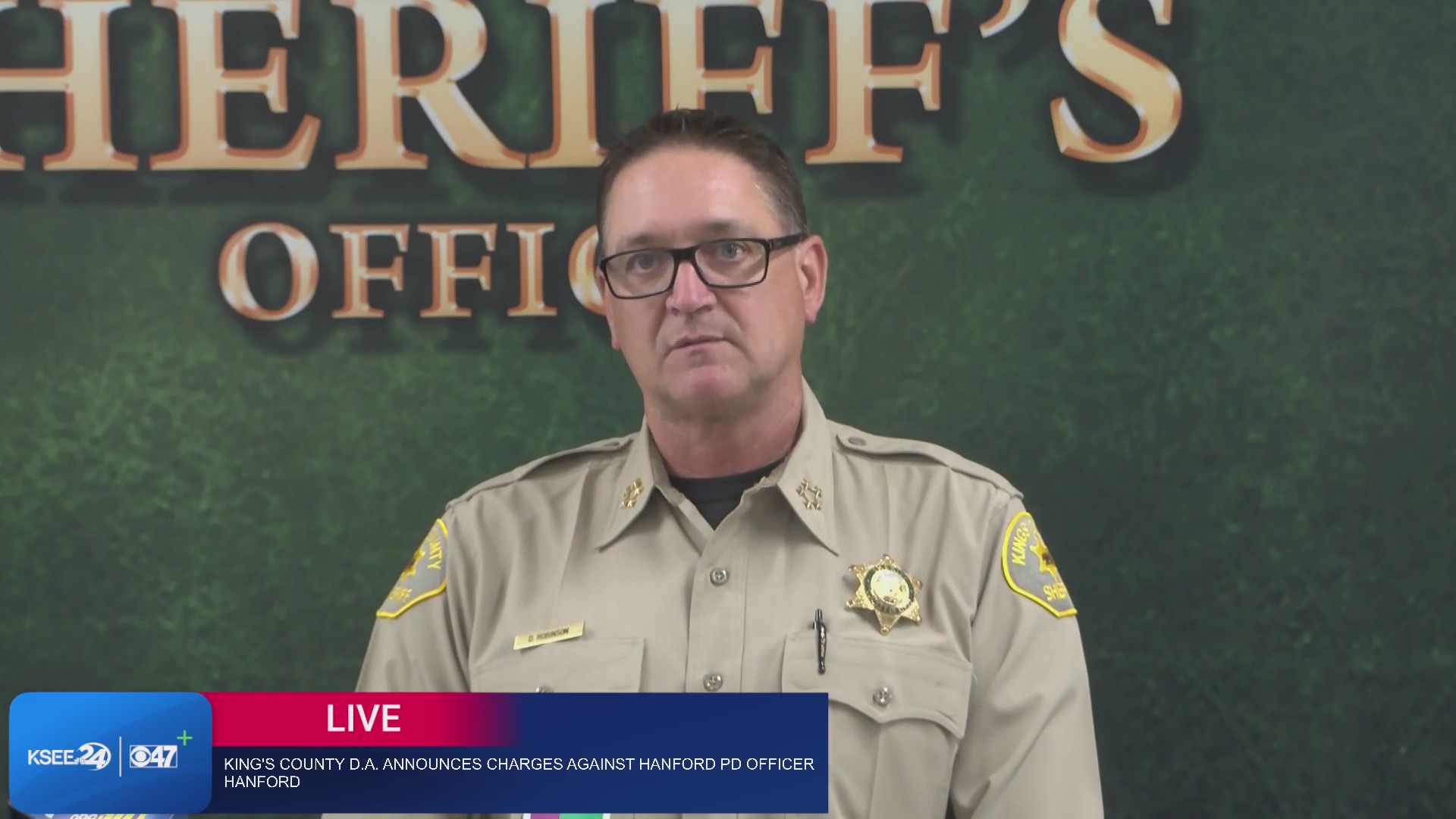 Kings County Sheriff, DA announces charges against a Hanford Police officer – CBS47 and KSEE24 ...