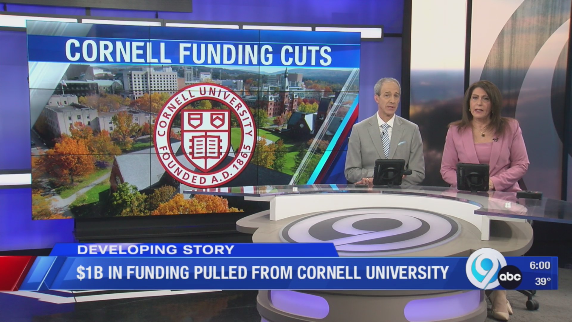 $1B in funding pulled from Cornell University – WSYR