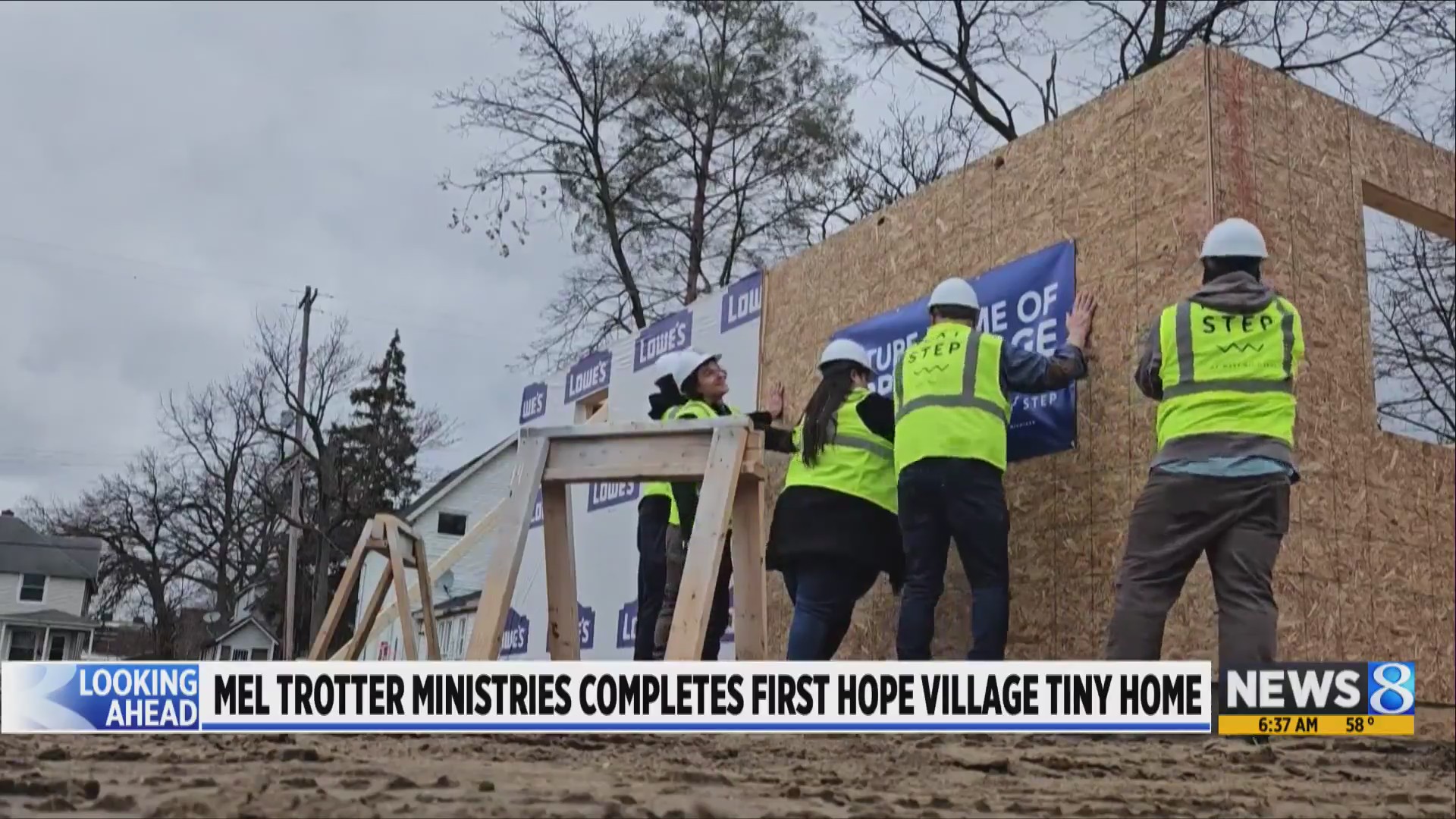 Mel Trotter Ministries completes first Hope Village tiny home – WOODTV.com