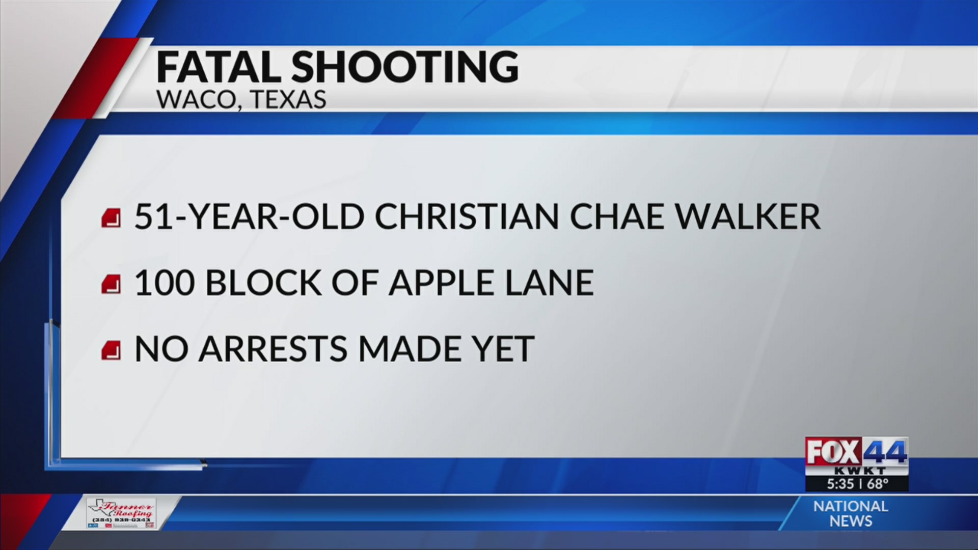 Man killed in Wednesday Waco shooting identified – KWKT – FOX 44