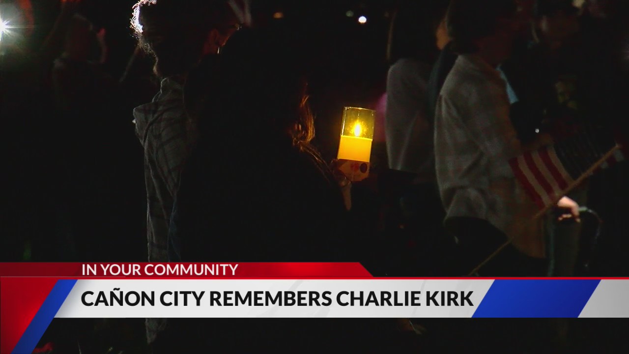 Cañon City holds vigil in remembrance of Charlie Kirk – FOX21 News Colorado