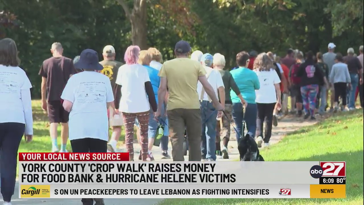 York County ‘Crop Walk’ raises money for food bank and Hurricane Helene ...
