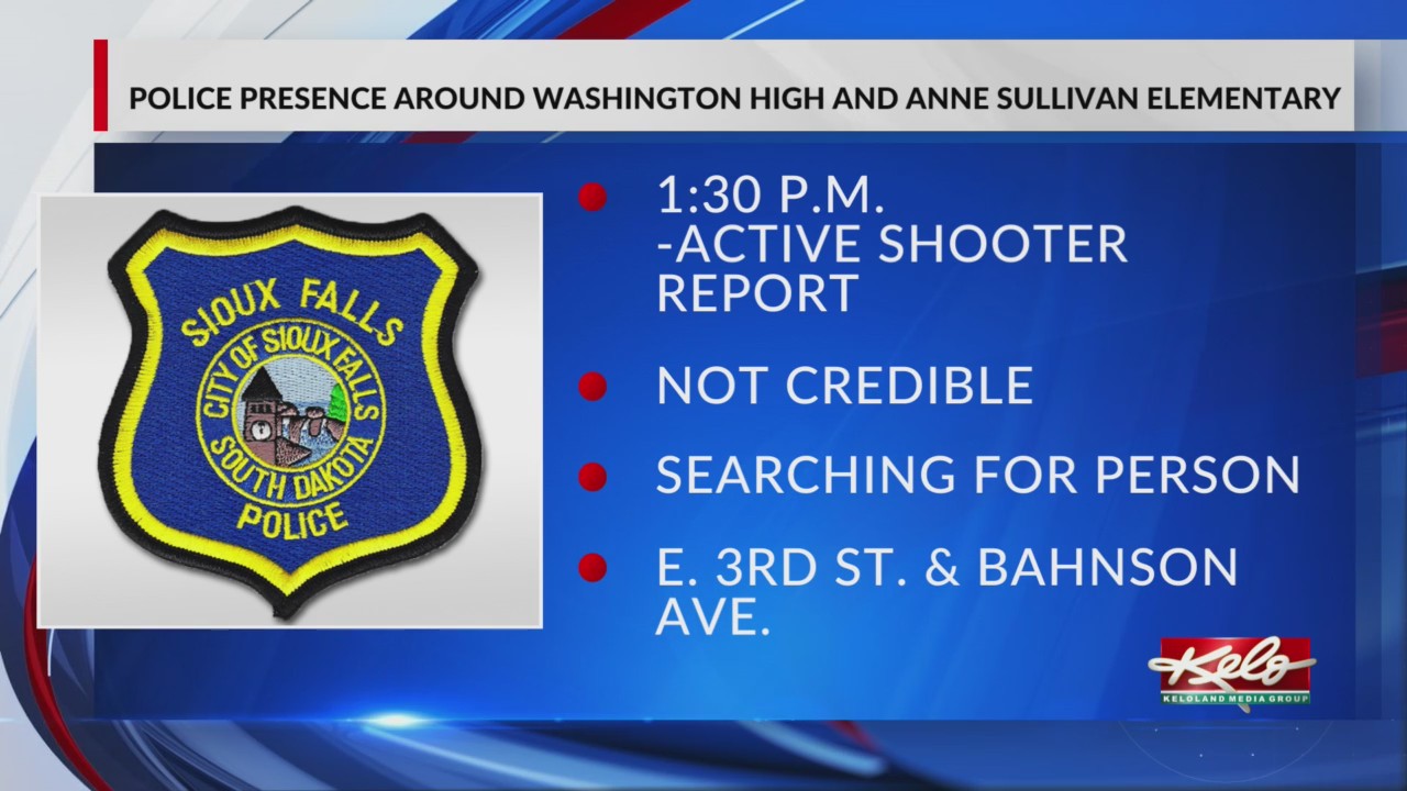 Police: Active shooter situation at WHS not credible – KELOLAND.com