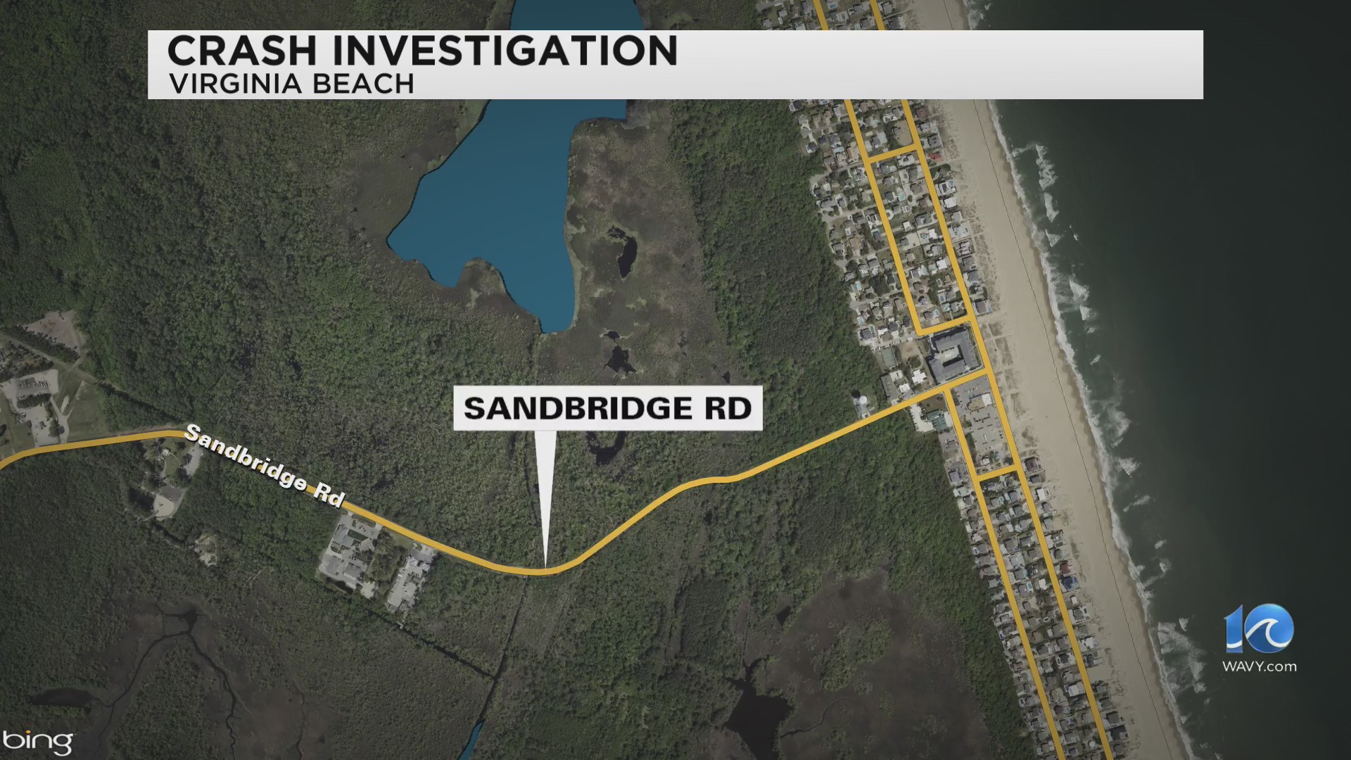 Vehicle accident on Sandbridge Road halts traffic in Virginia Beach ...