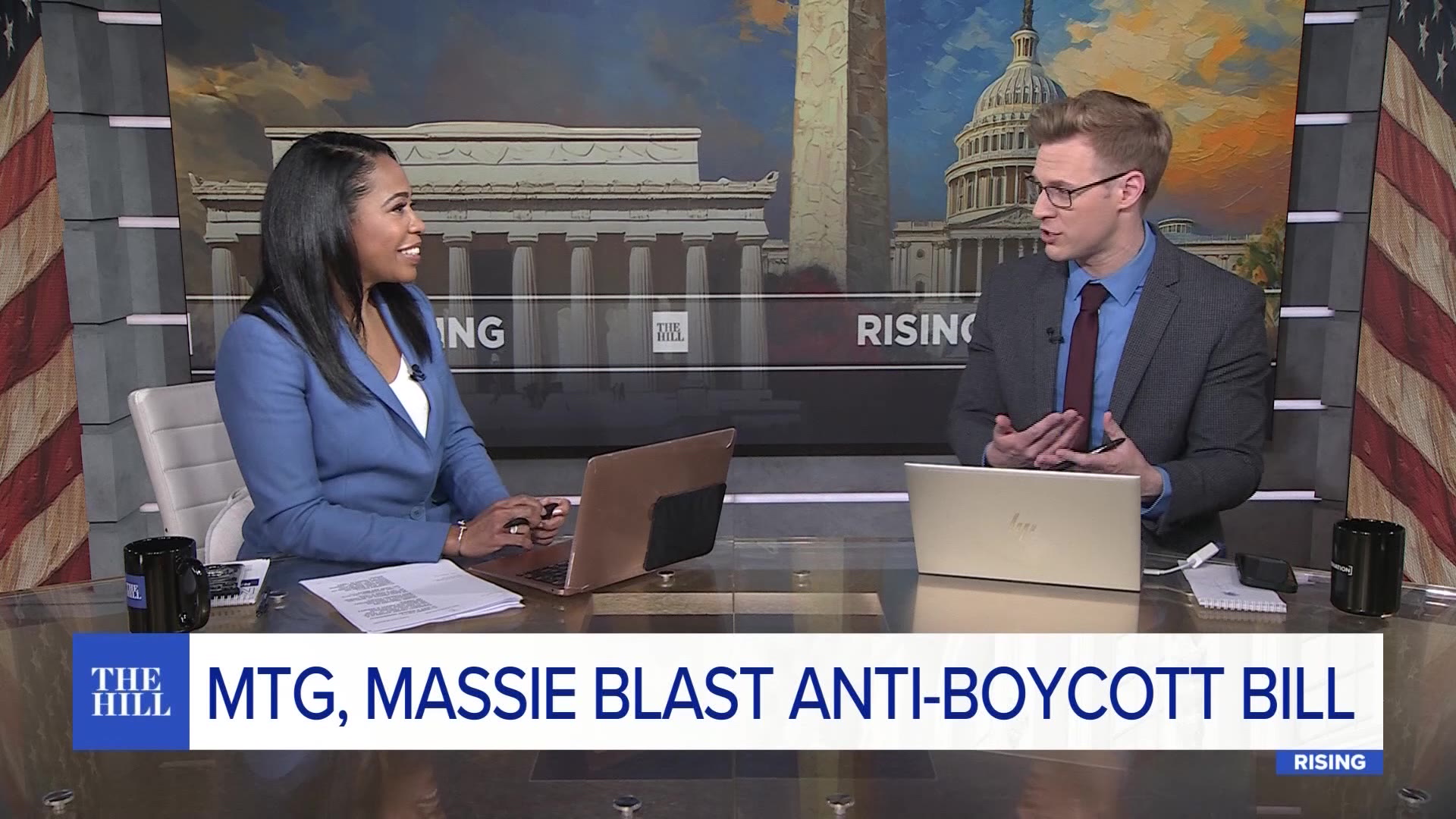 Thomas Massie, MTG trash bill that would punish orgs who boycott Israel ...