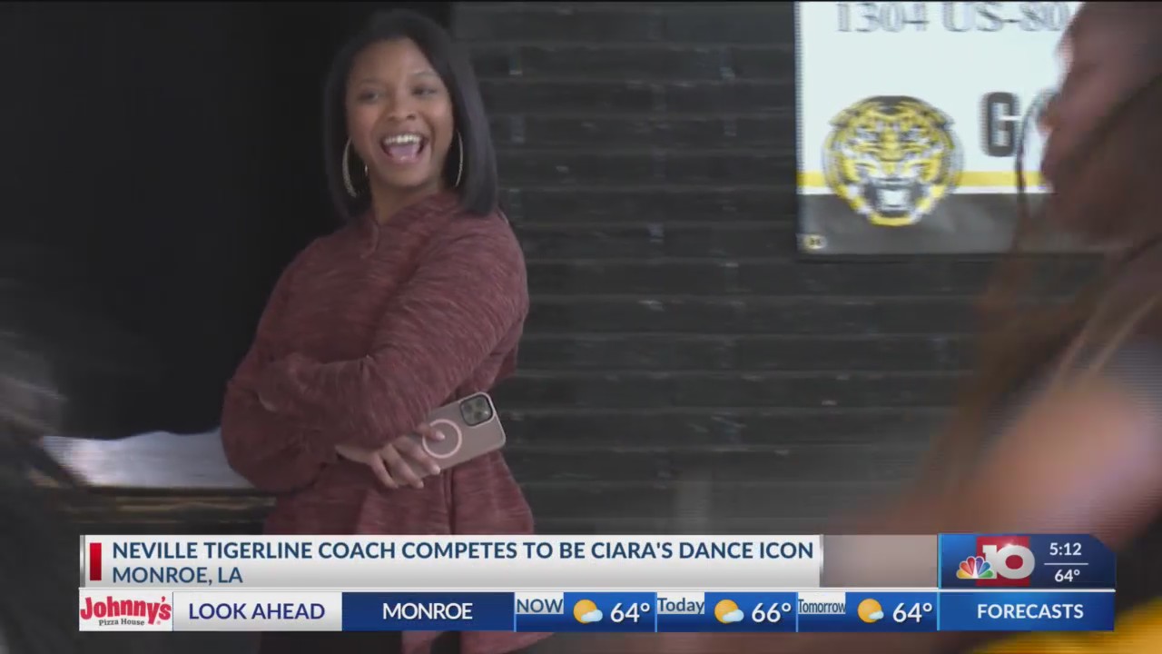Neville Junior High Tigerline coach competes in Ciara’s Dance Icon ...