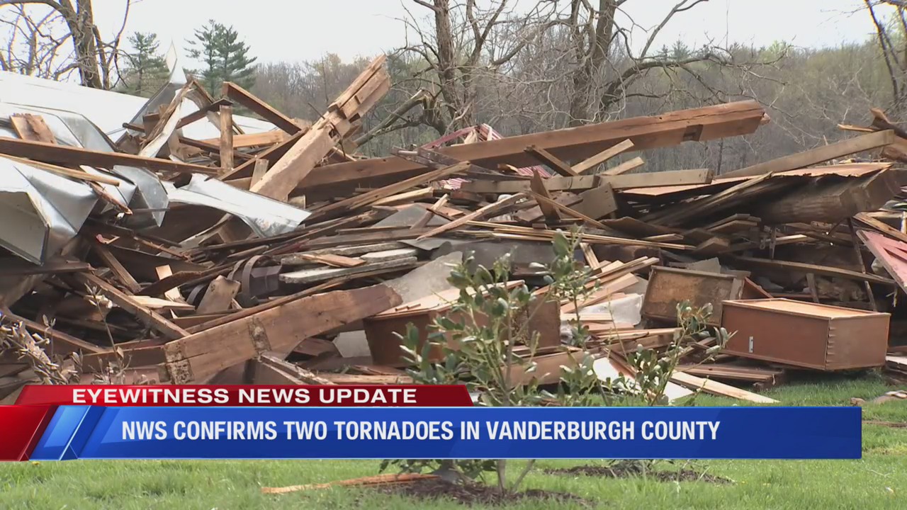Two tornadoes confirmed in Vanderburgh County – Eyewitness News (WEHT/WTVW)