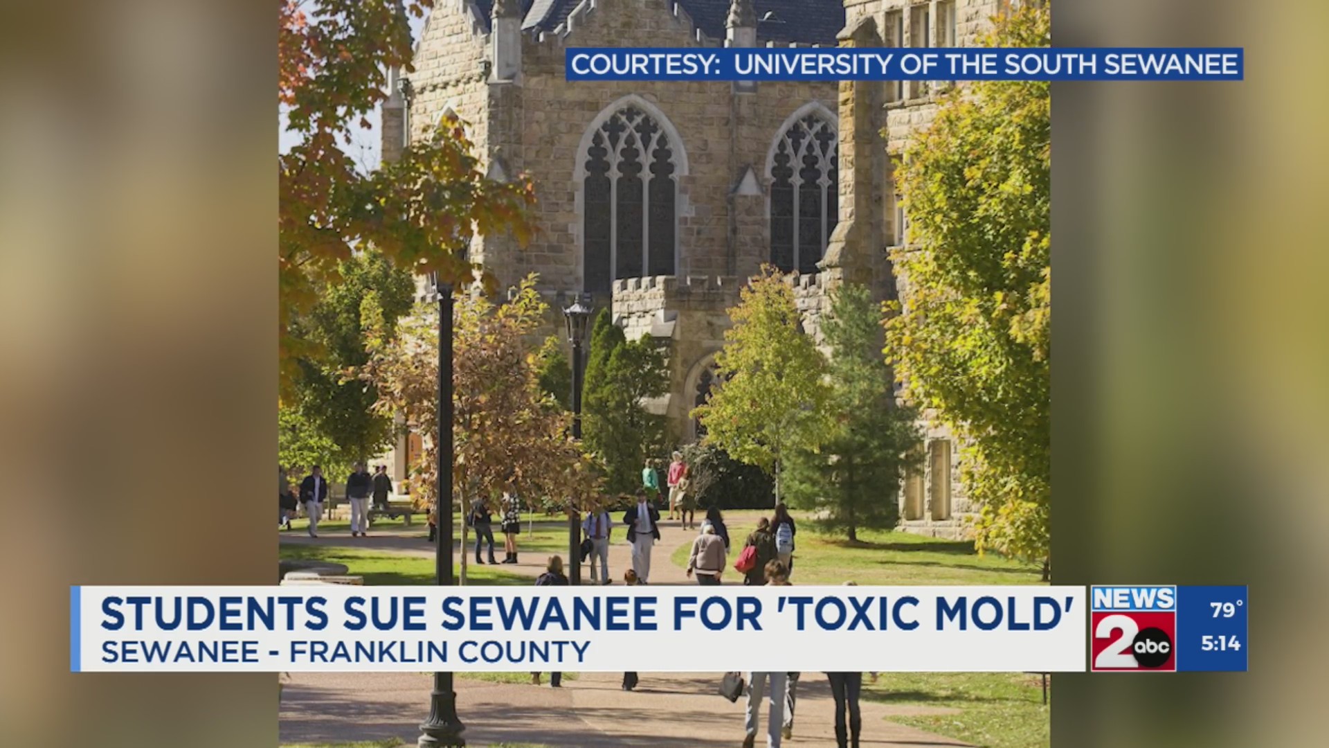 Students sue Sewanee for ‘toxic mold’ – WKRN News 2