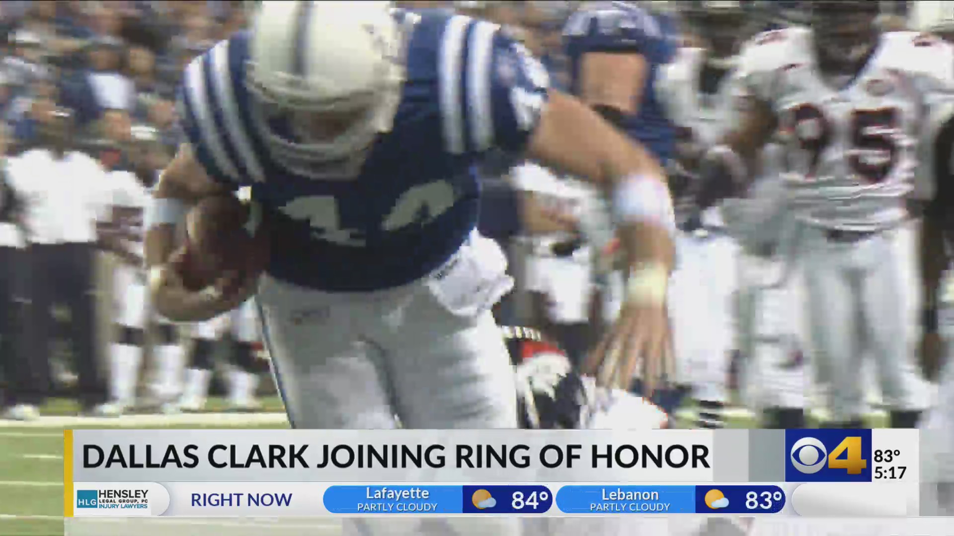 Colts’ Ring of Honor recognition chokes up Dallas Clark; now he’s one ...
