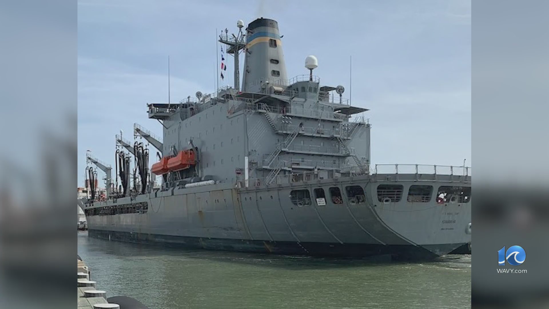 USNS Kanawha returns to Norfolk after 9-month deployment – WAVY.com
