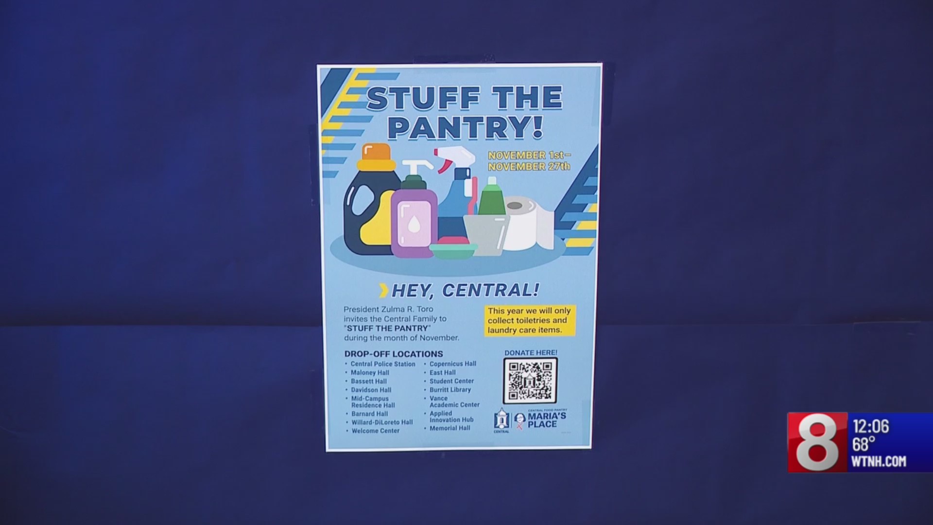 CCSU hosts Stuff the Pantry food drive – WTNH.com
