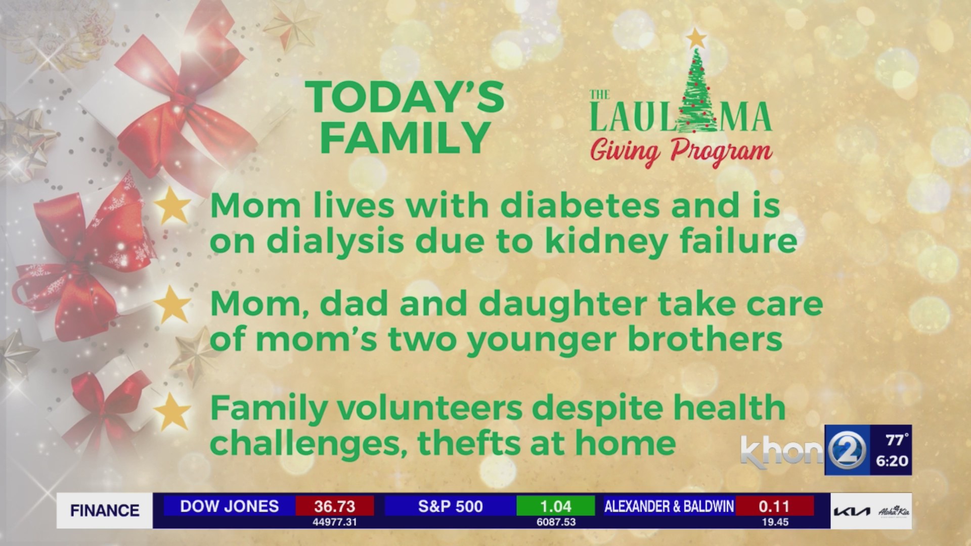 Family of 5 in need of laulima after suffering severe health issues – KHON2