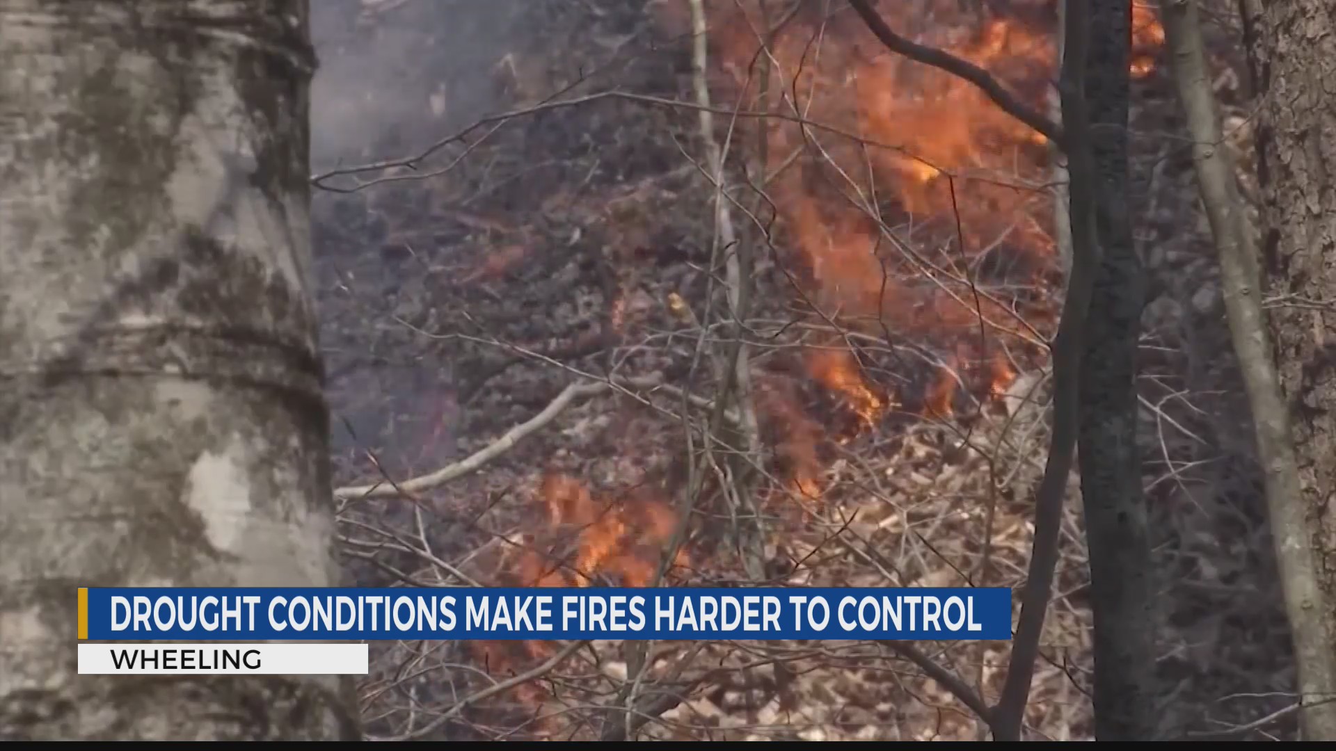 Fire officials warn that drought conditions increase the risk of fires ...