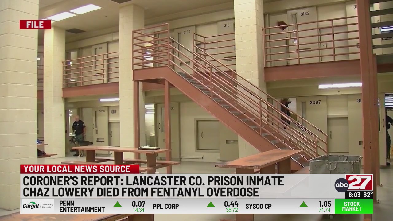 Coroner’s Report: Lancaster Co. prison inmate Chaz Lowery died from ...