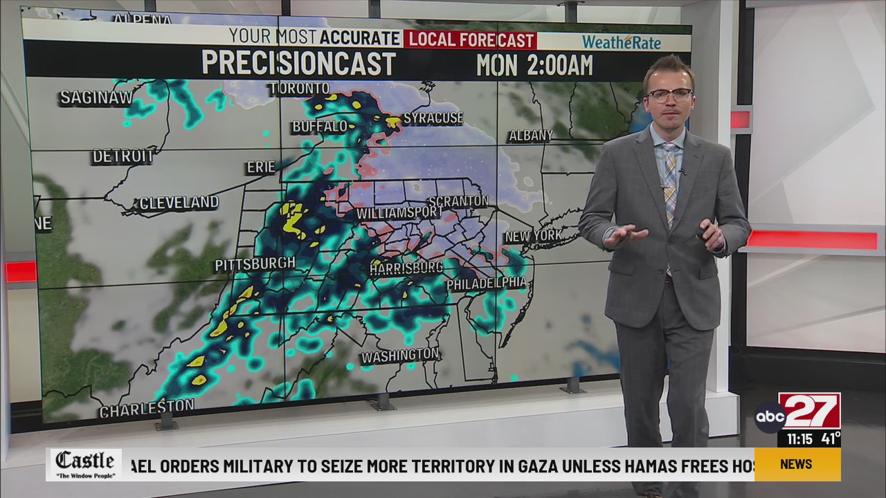 Michael’s Friday PM Forecast – PAhomepage.com