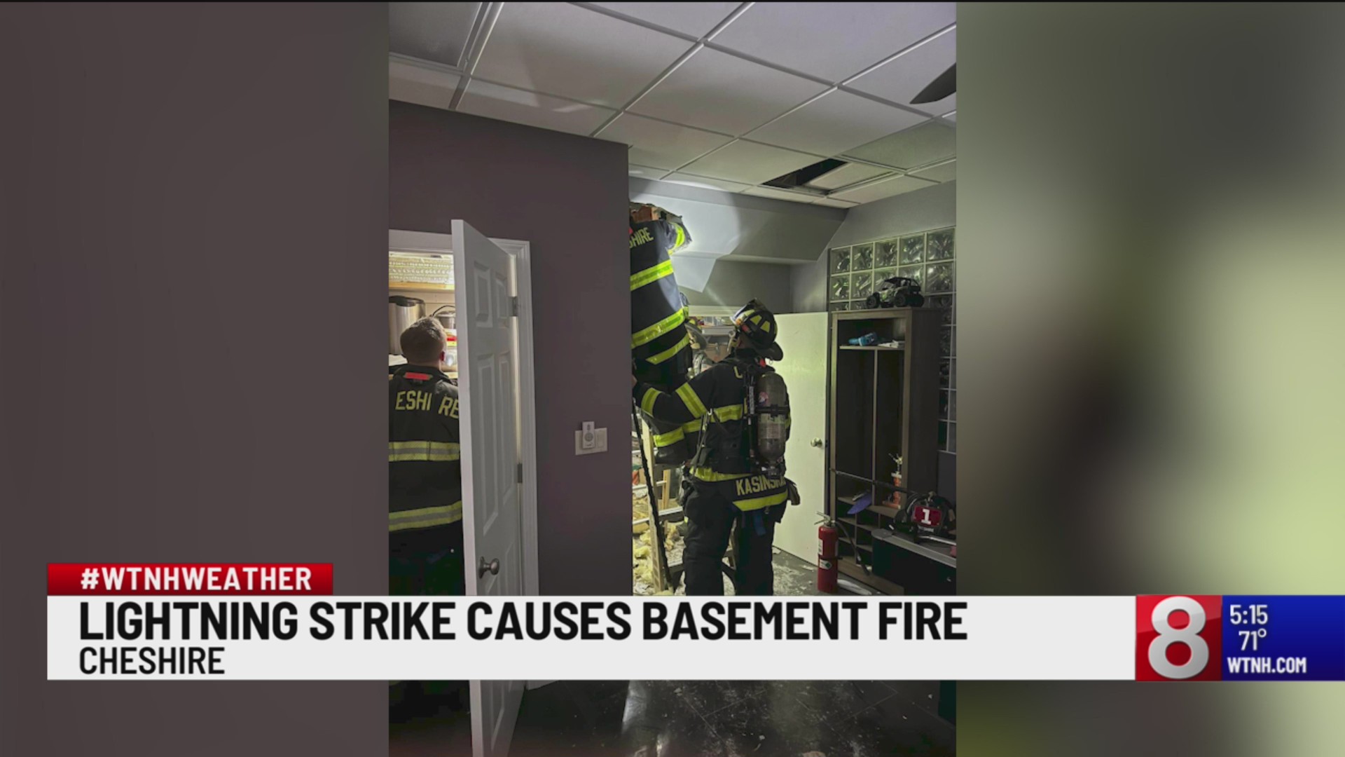 Lightning strike causes fire at Manchester duplex – WTNH.com