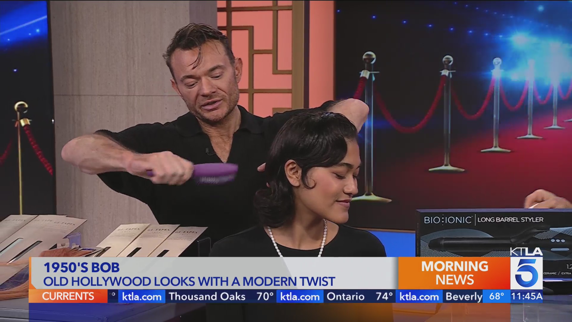 Old Hollywood glamour with celebrity hairstylist and colorist Dimitris Giannetos – KTLA