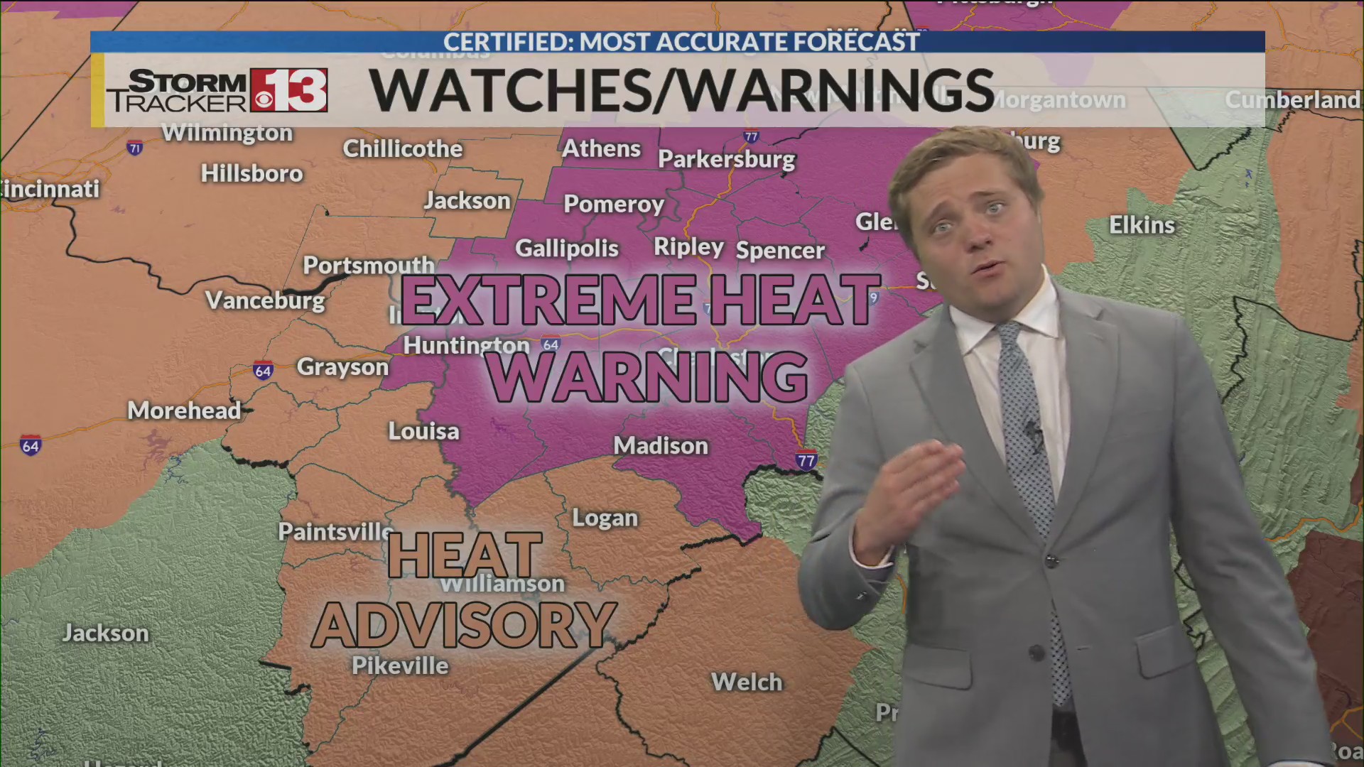 Very hot for the work week – WOWK 13 News