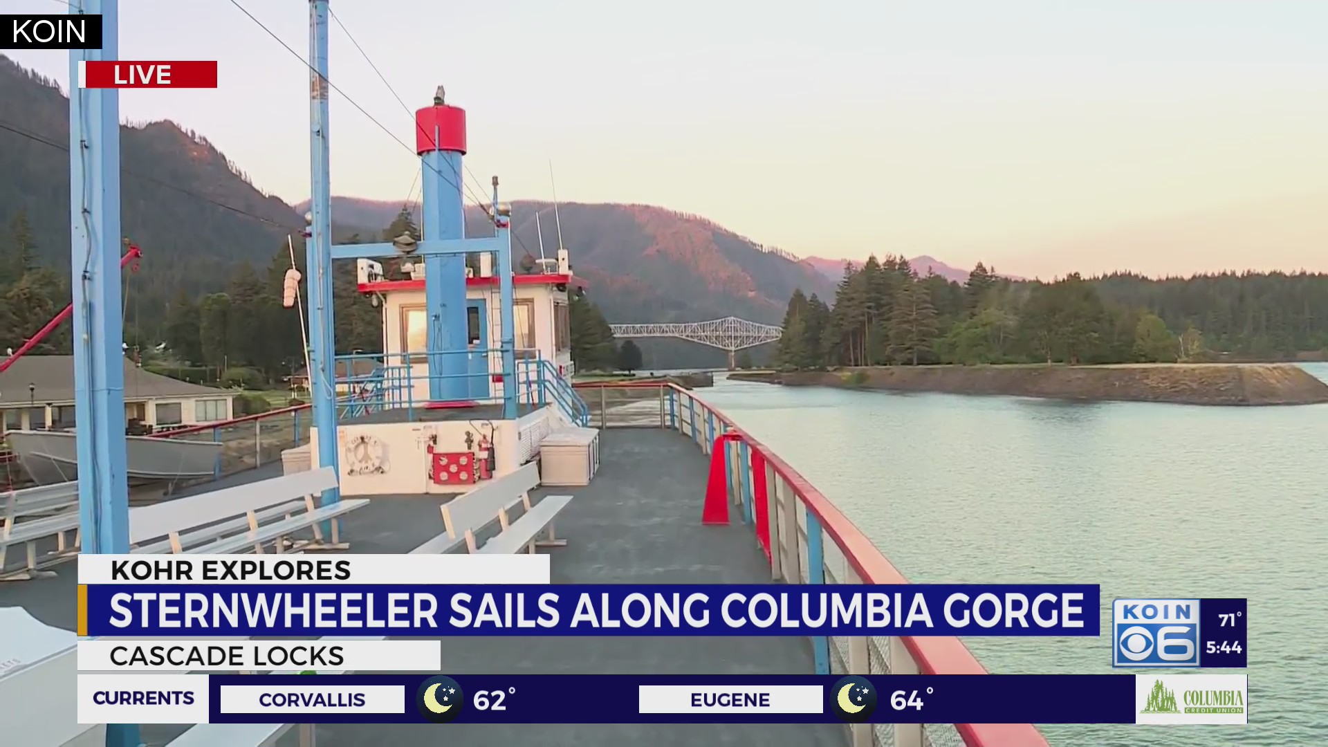 Kohr Explores: Take a ride on the Columbia Gorge Sternwheeler – KOIN.com