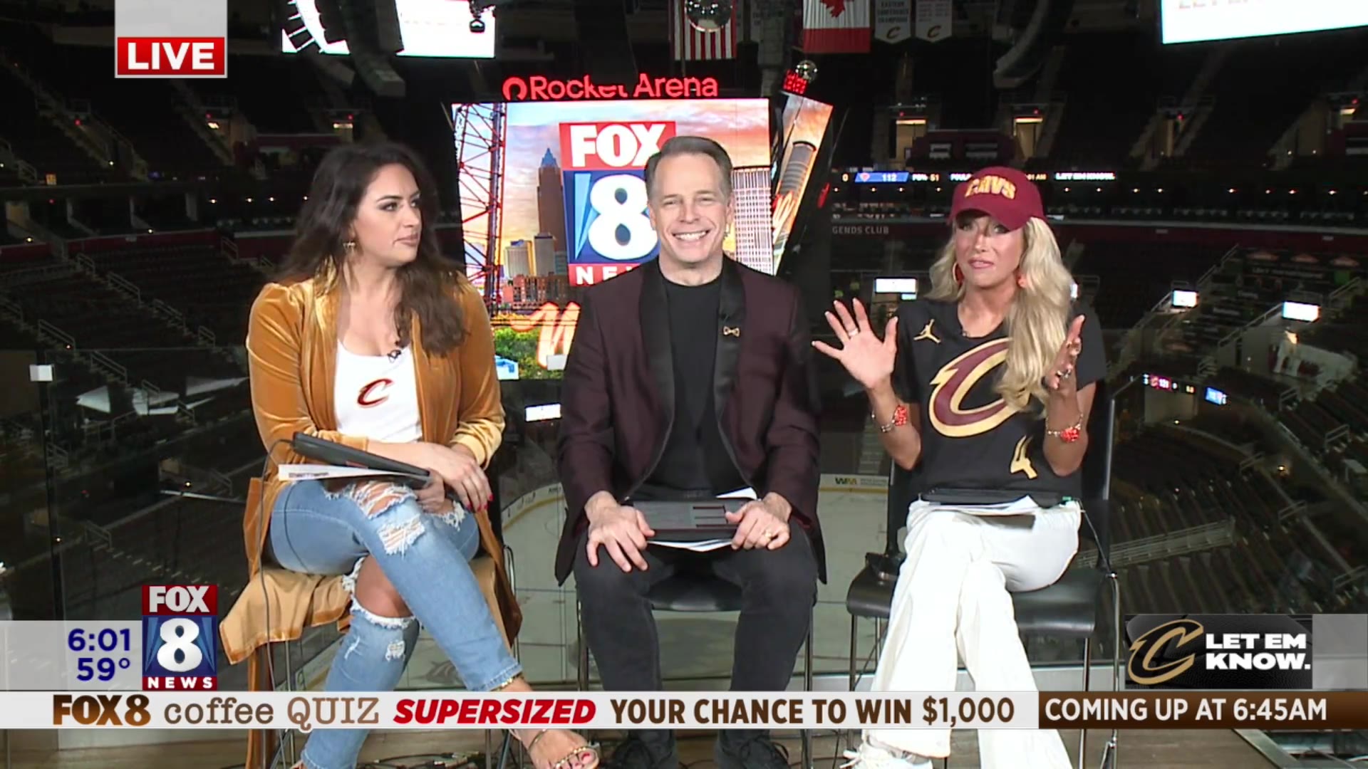 FOX 8 News in the Morning LIVE at Rocket Arena – Fox 8 Cleveland WJW