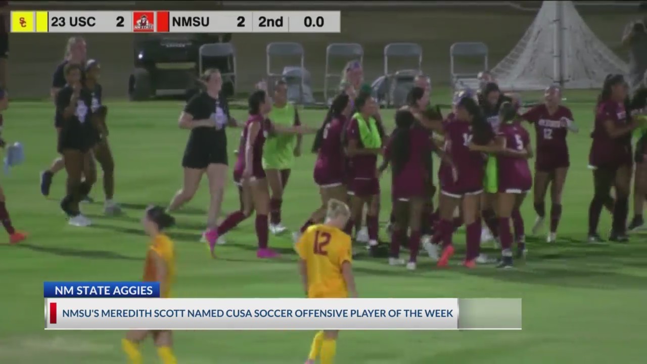 NMSU’s Meredith Scott named CUSA Soccer Offensive Player of the Week ...