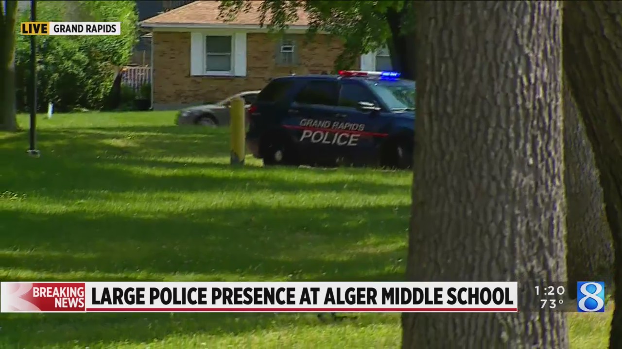 Police respond to shooting near Alger Middle School – WOODTV.com