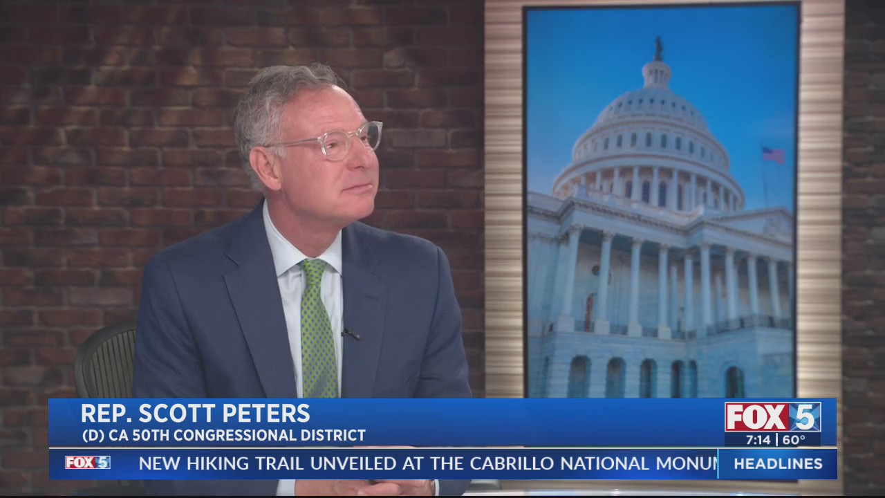 Rep. Scott Peters on Electric School Busses and New Homeless Shelters ...