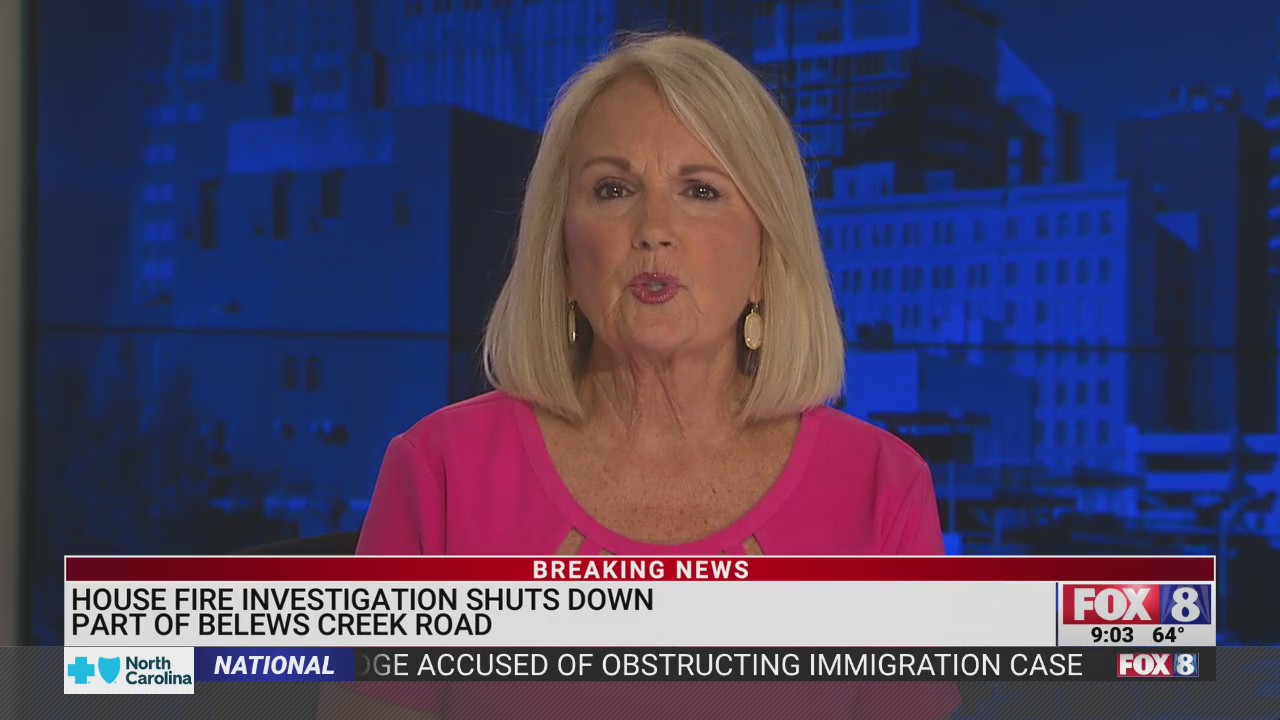 House fire shuts down Belews Creek Road – FOX8 WGHP