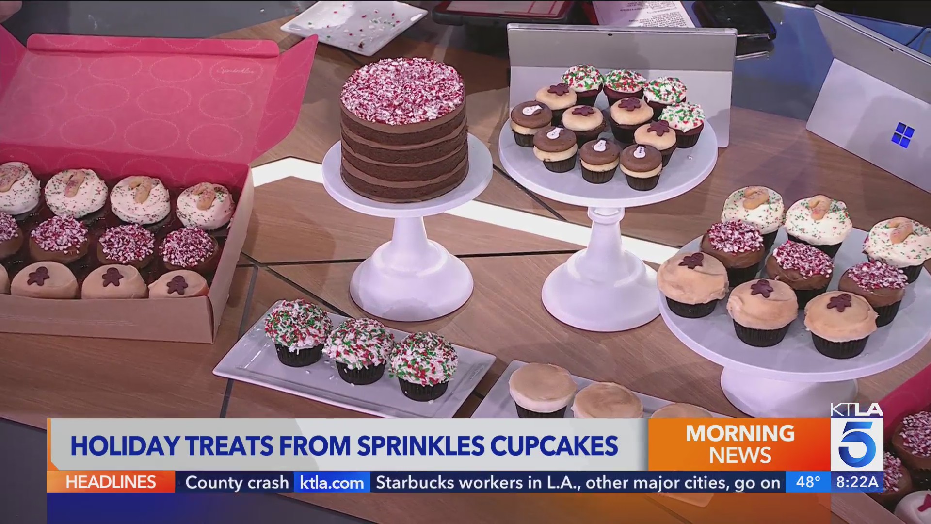 Sprinkles spreads holiday cheer with sweet treats – KTLA