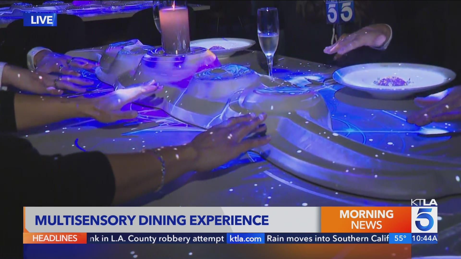 Explore a multisensory dining experience at The Gallery – KTLA