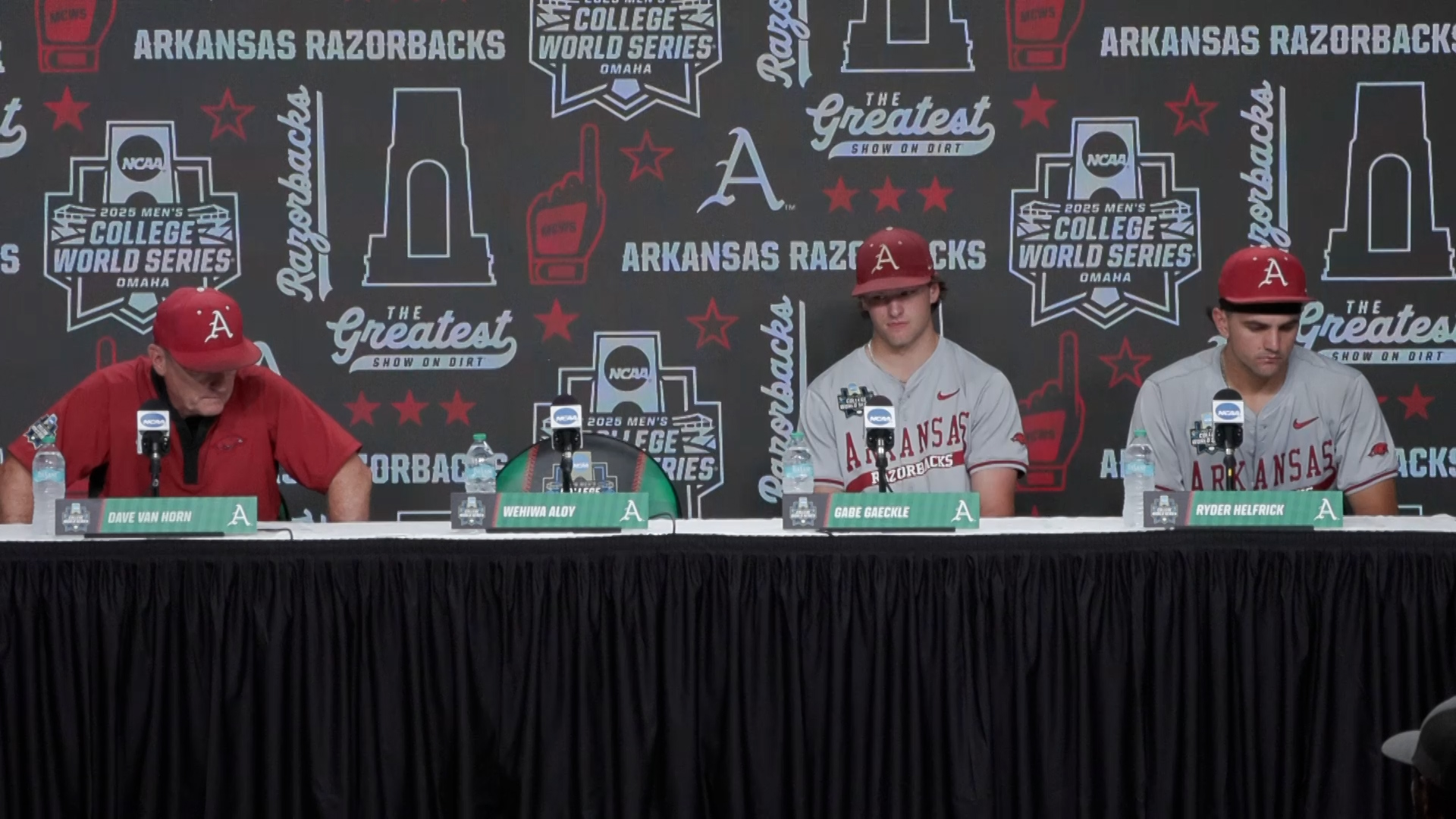 Dave Van Horn, Gabe Gaeckle, and Ryder Helfrick recap 6-5 loss to LSU ...