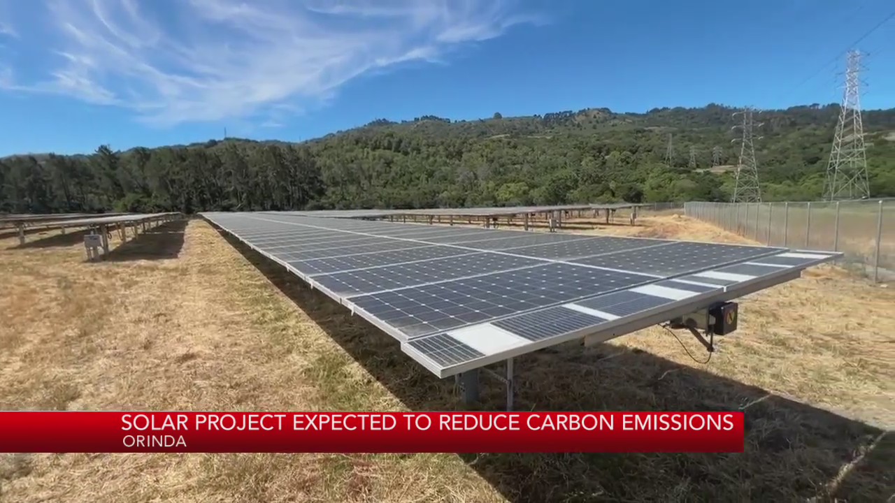 Solar project in Orinda expected to reduce carbon emissions – KRON4