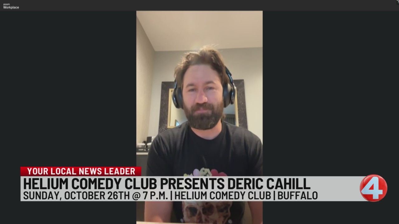 Stand-up comedian Deric Cahill performing at Helium on Sunday – News 4 ...