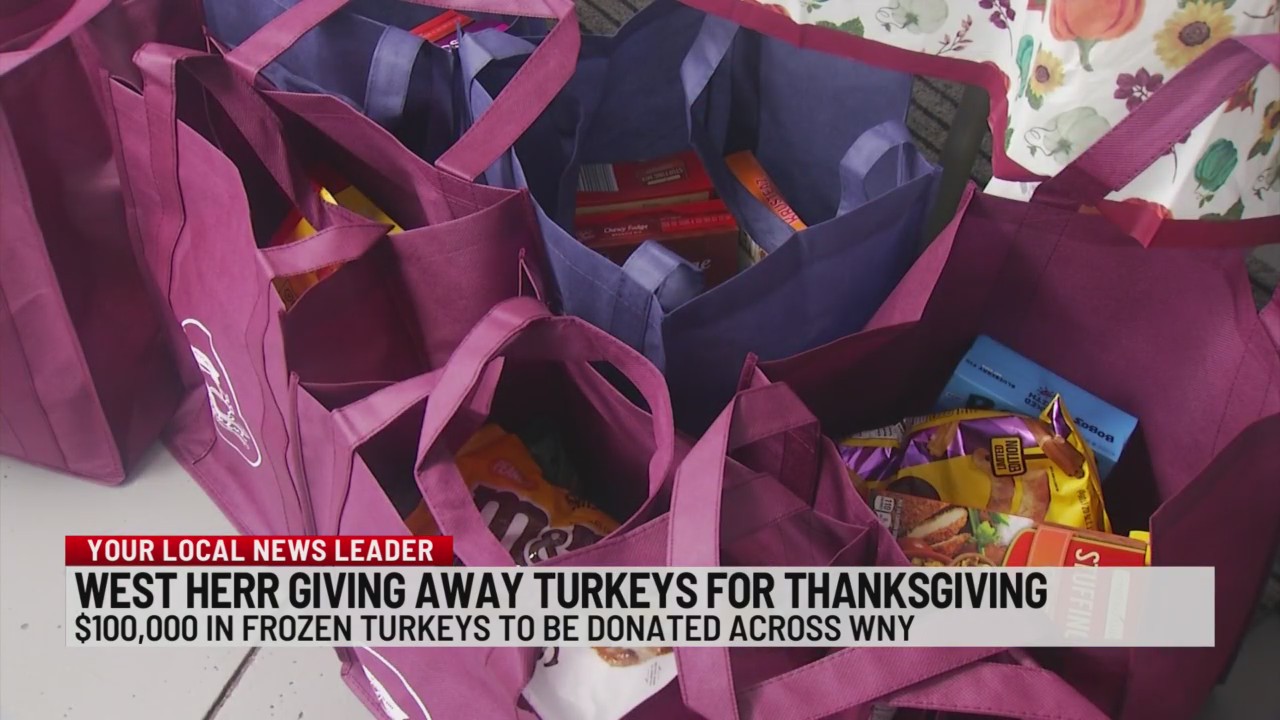 West Herr giving away turkeys for Thanksgiving – News 4 Buffalo
