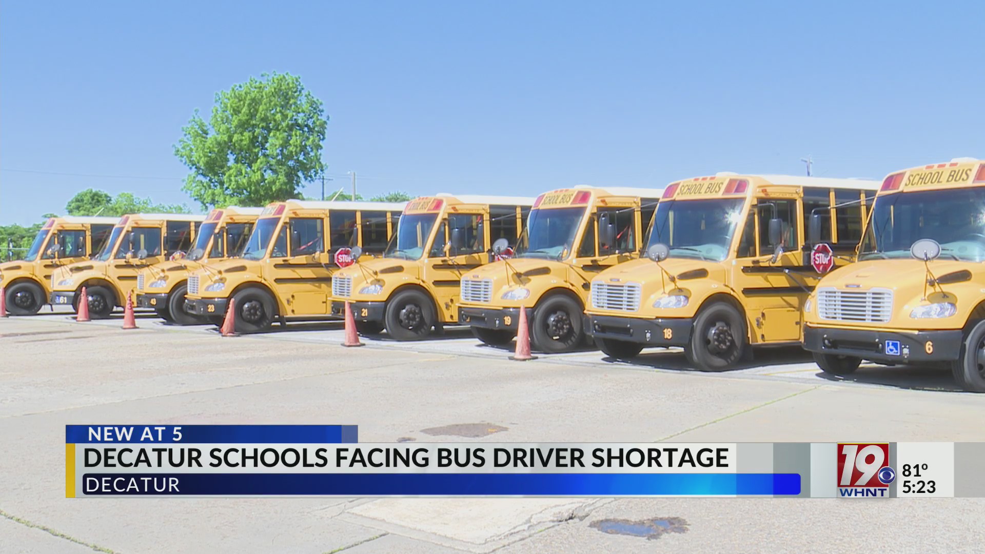 Decatur Schools Facing Bus Driver Shortage | May 21, 2025 | News 19 at ...