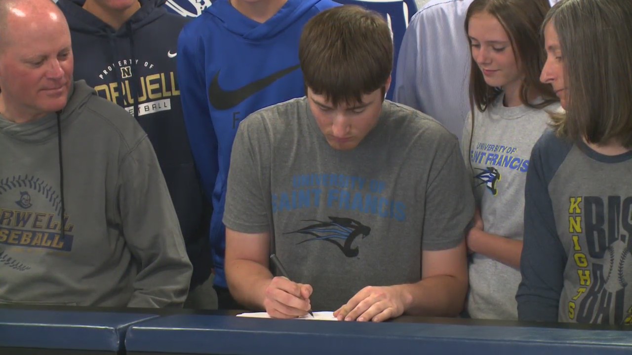 Norwell’s Ryne Thornton signs with Saint Francis baseball program – WANE 15