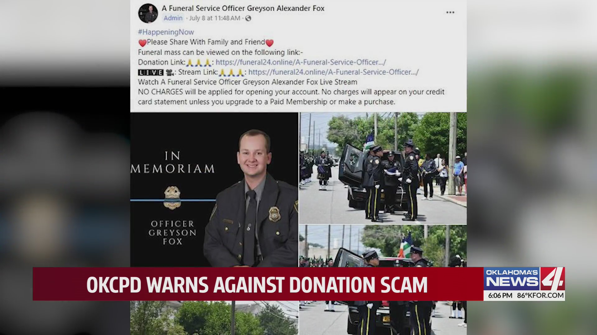 OKCPD warns against donation scam – KFOR.com Oklahoma City