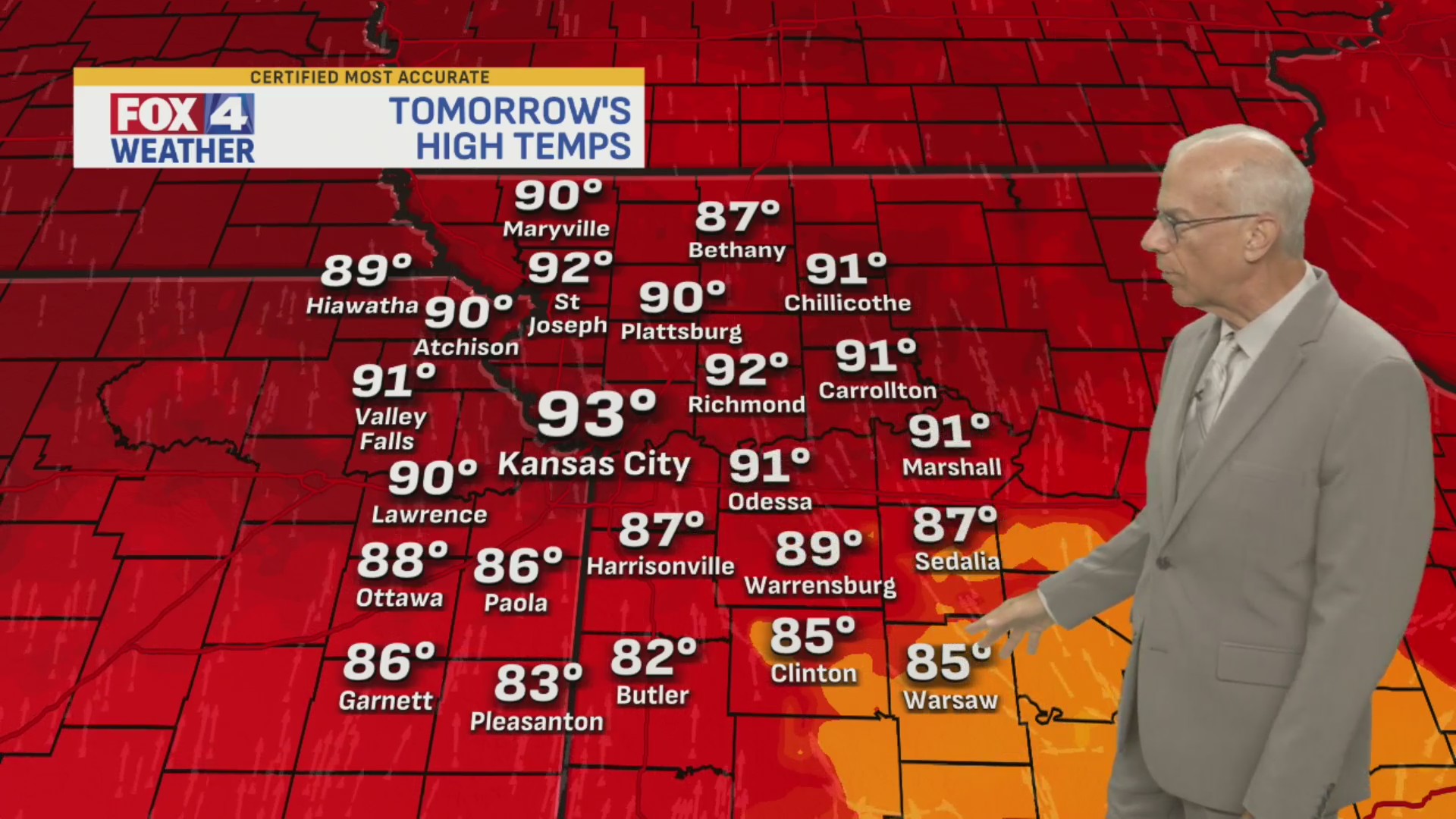 Friday night forecast – FOX 4 Kansas City WDAF-TV | News, Weather, Sports