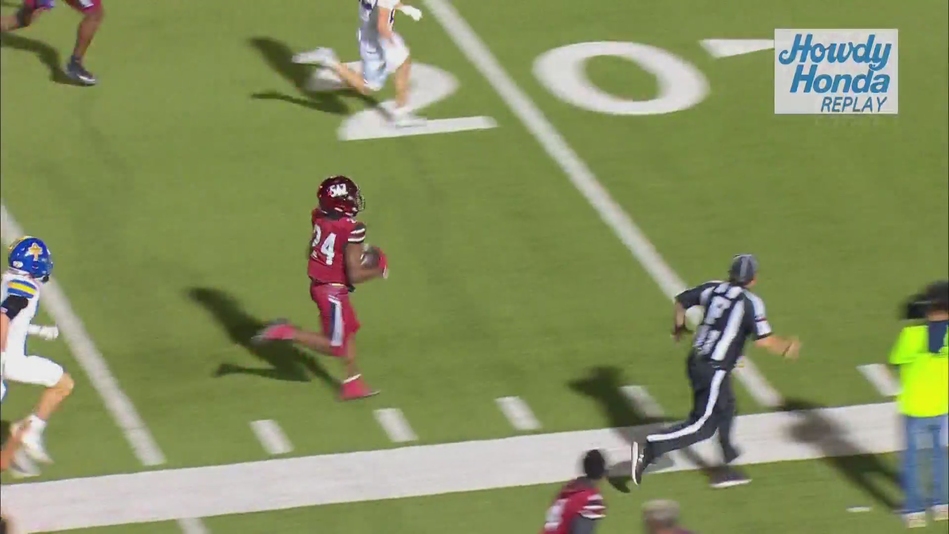 Weiss big play: Elijah Jasper 58-yard run – KXAN Austin