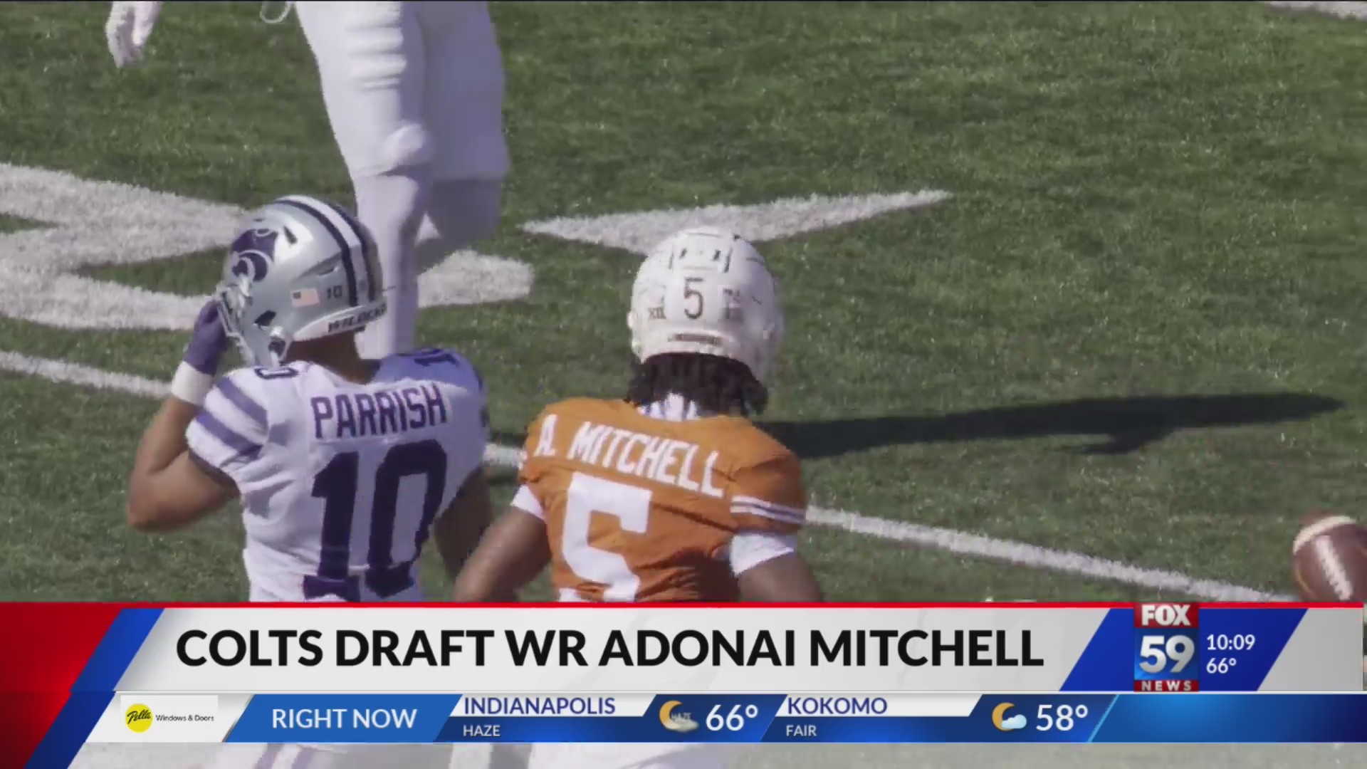 Colts draft Texas WR Adonai Mitchell in the 2nd round of the NFL Draft ...