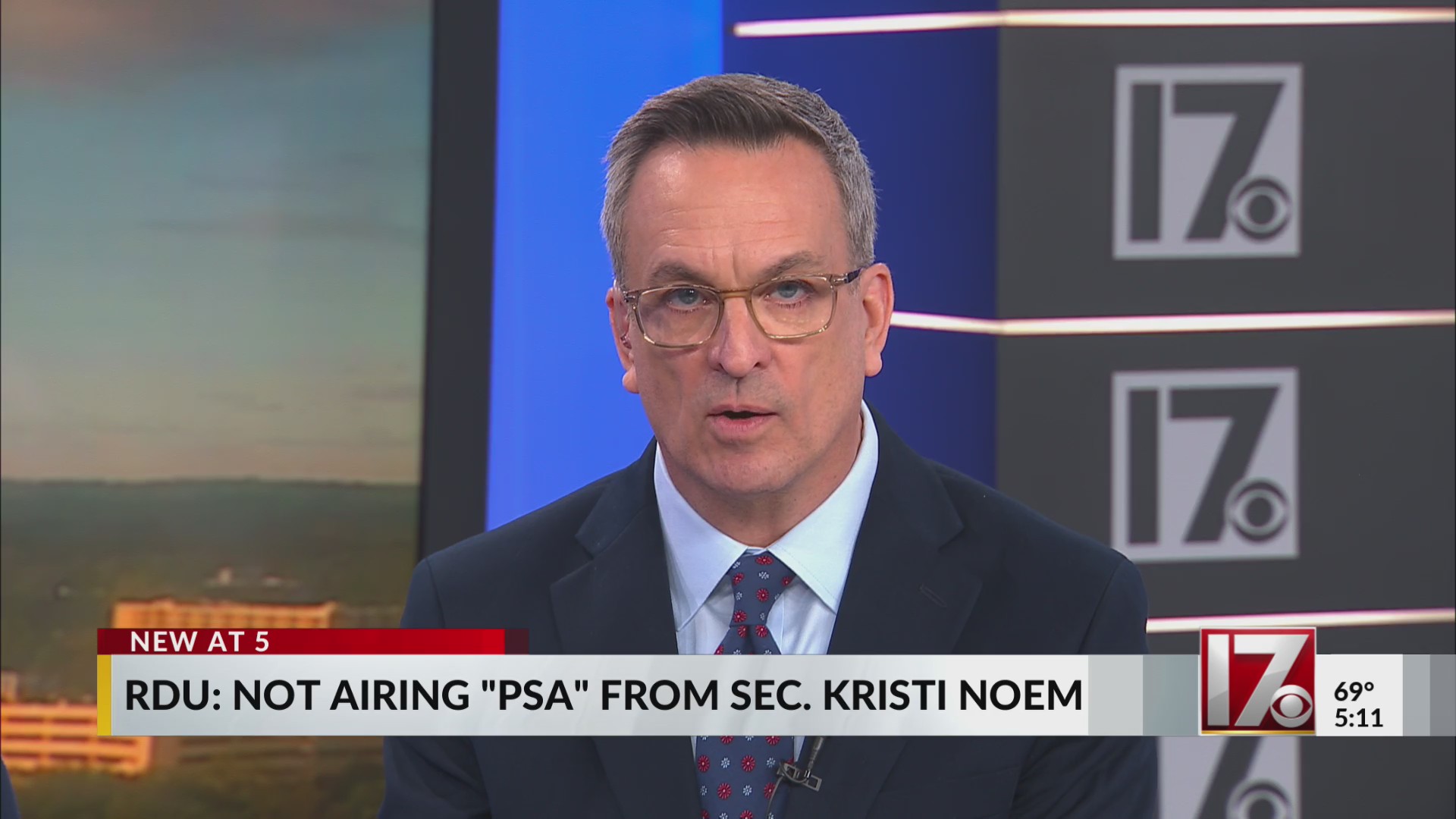 RDU not airing “PSA” from Secretary Kristi Noem – CBS17.com