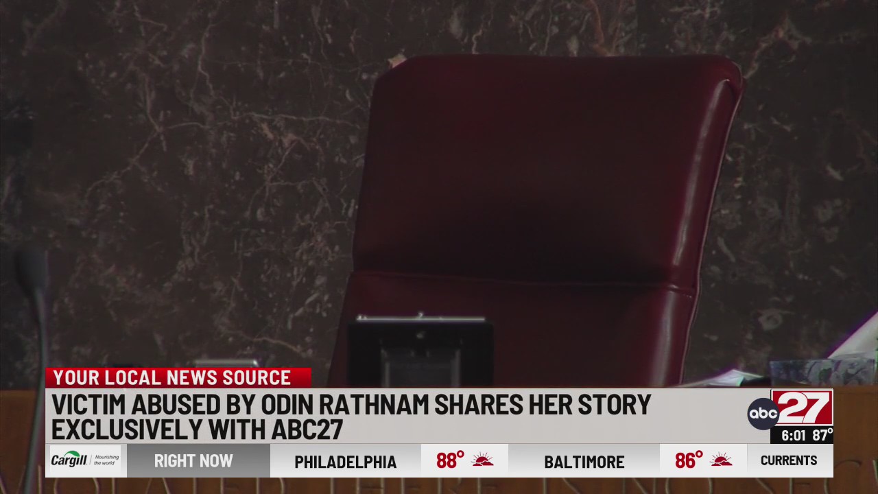 Victim abused by Odin Rathnam shares story exclusively with abc27 News ...