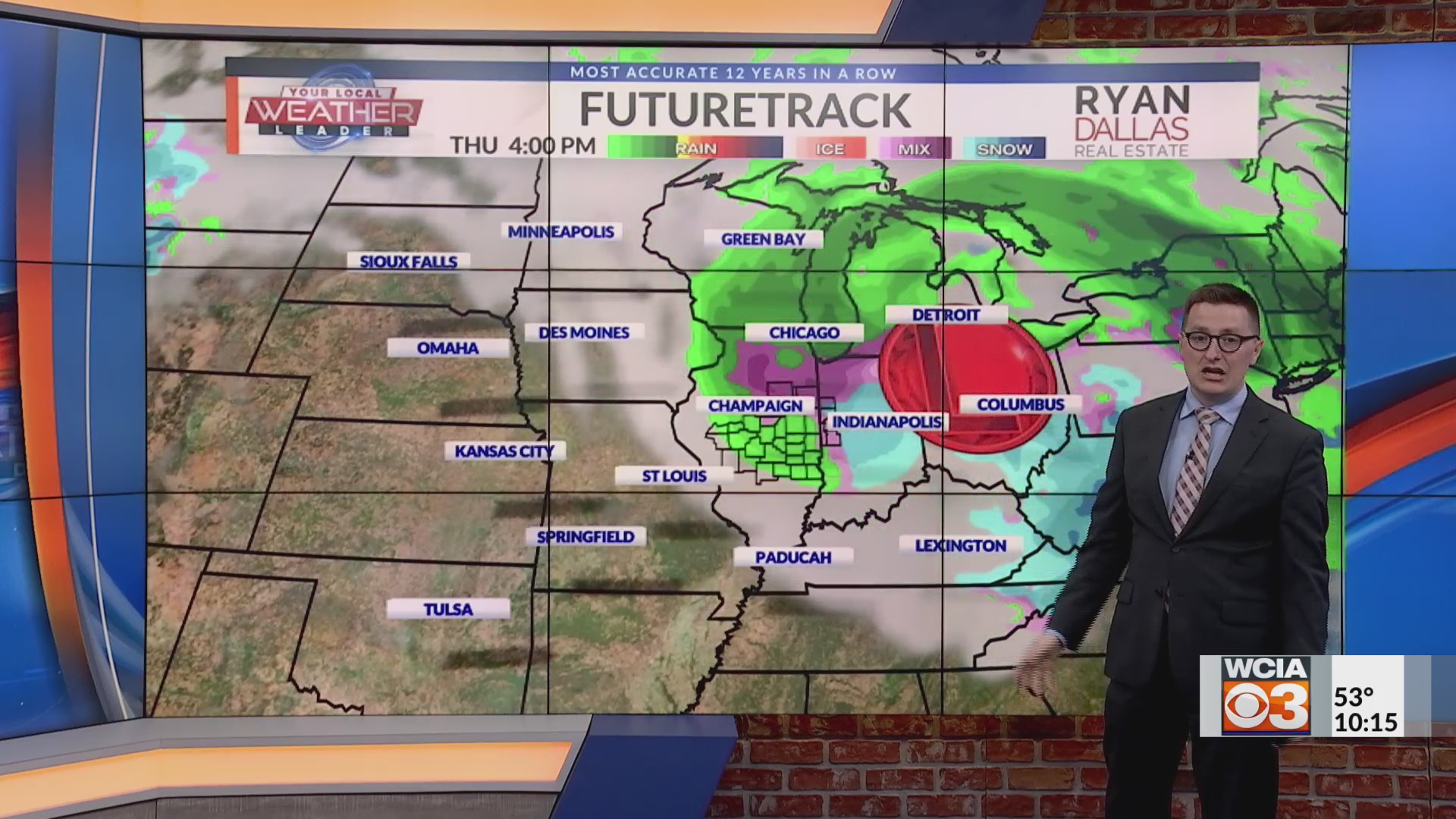 Weather Now: Rounds of rain before winter cold arrives – WCIA.com