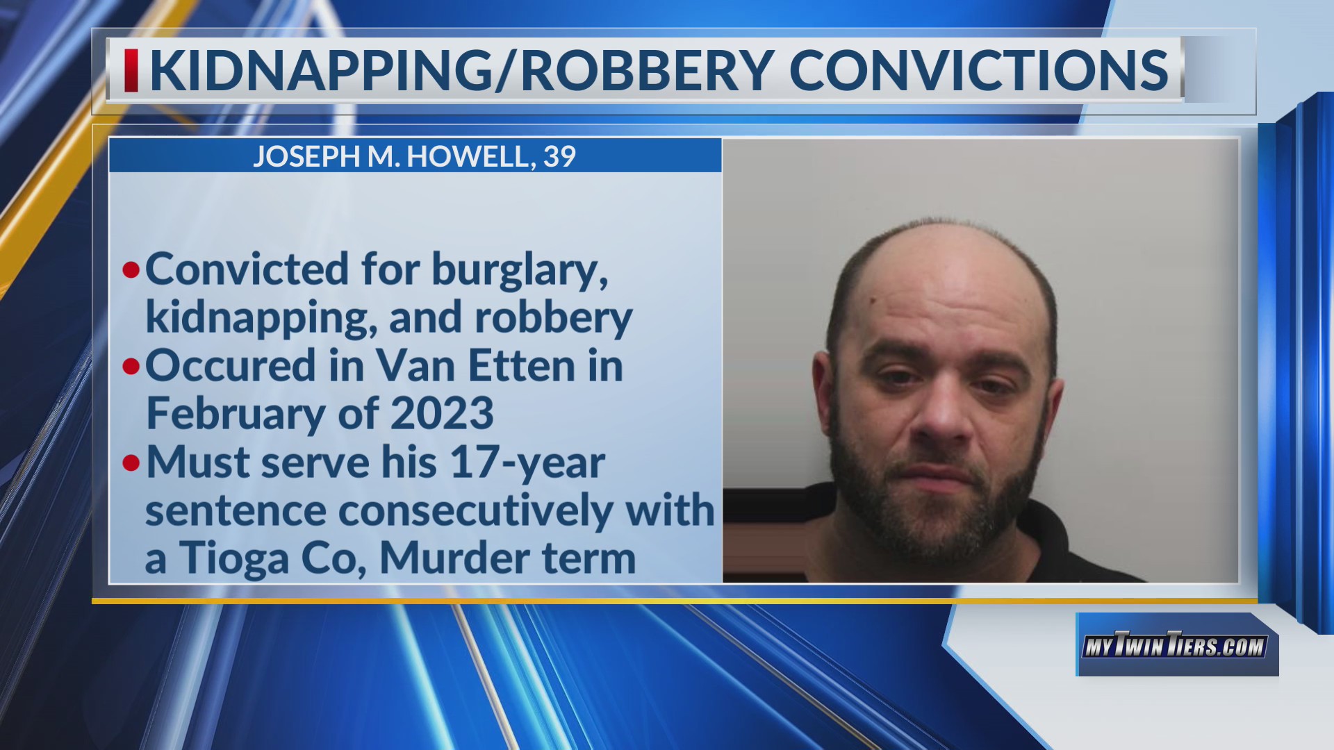 Newfield man sentenced to 17 years for kidnapping, theft – WETM ...