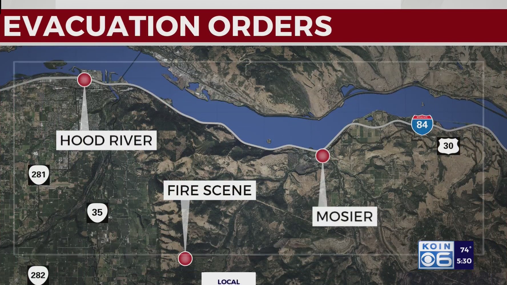 Level 3 “Go Now” evacuations issued for Mosier Fire in Wasco County ...