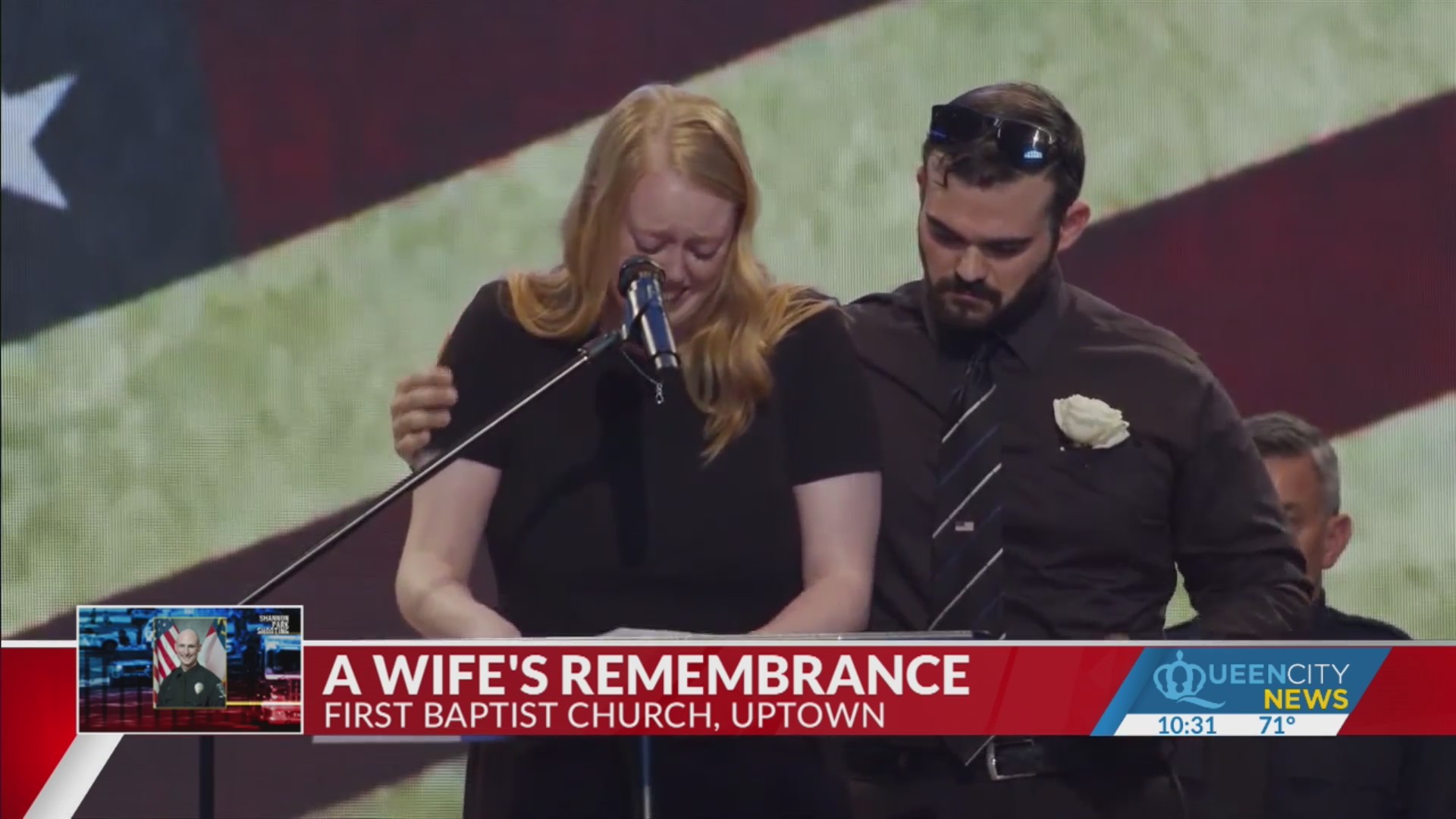 Wife remembers fallen CMPD officer Eyer as best friend – Queen City News