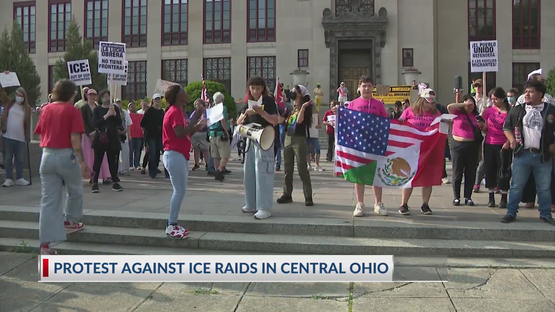 Central Ohio protest against ICE raids – NBC4 WCMH-TV