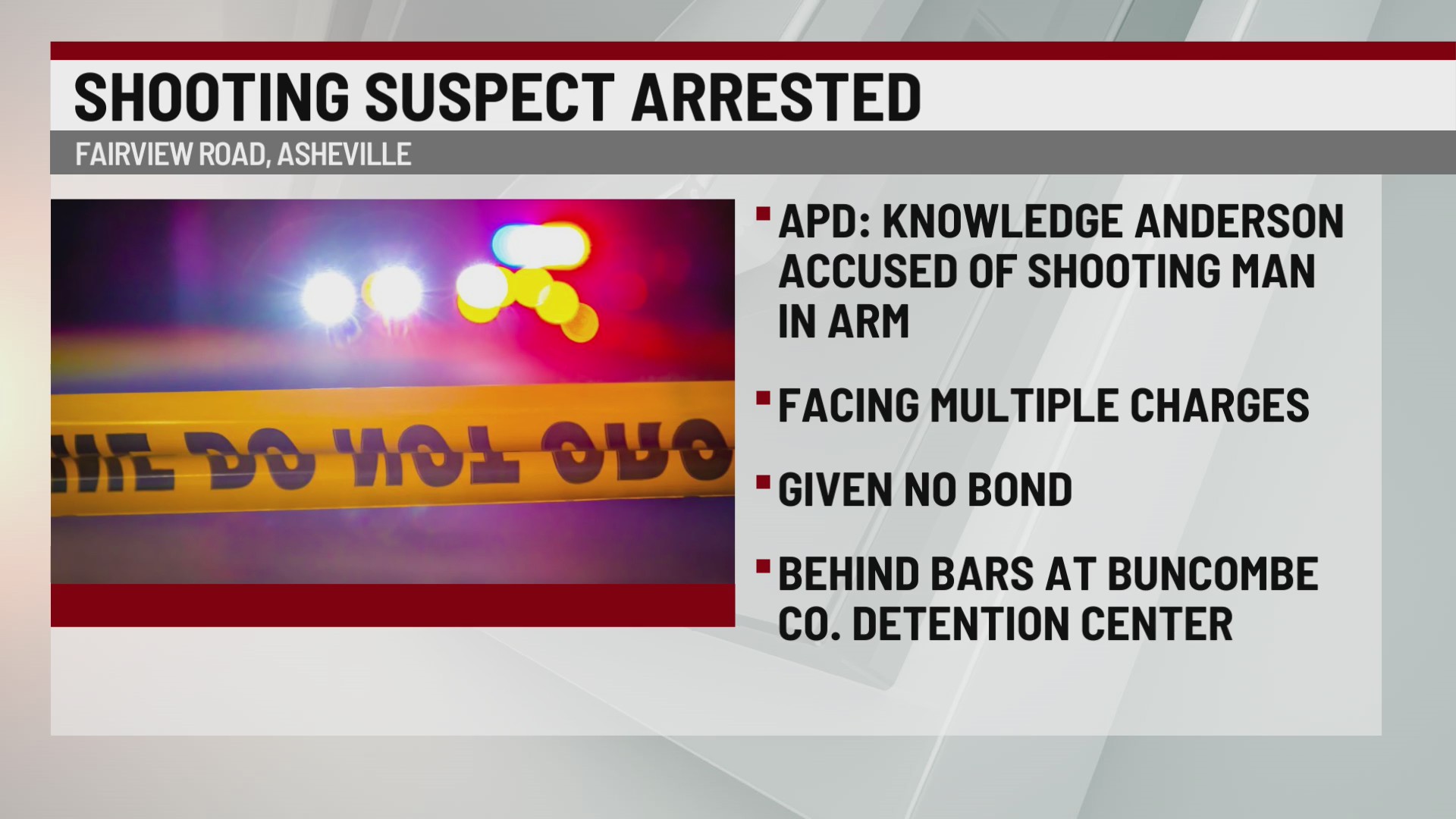 19-year-old arrested for shooting during chase in Asheville – WSPA 7NEWS